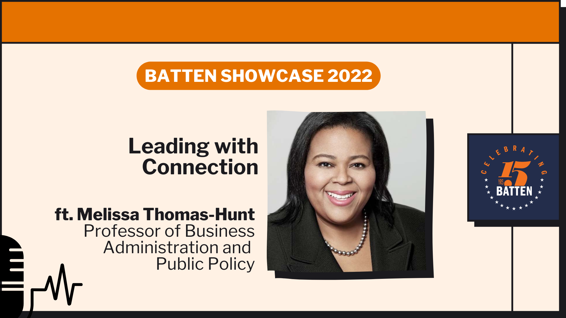 Batten Showcase 2022: Leading with Connection ft. Melissa Thomas-Hunt | Frank Batten School of ...